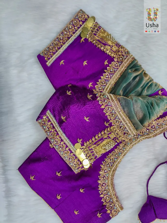 Bridal Aari Blouses I Usha Designer Studio